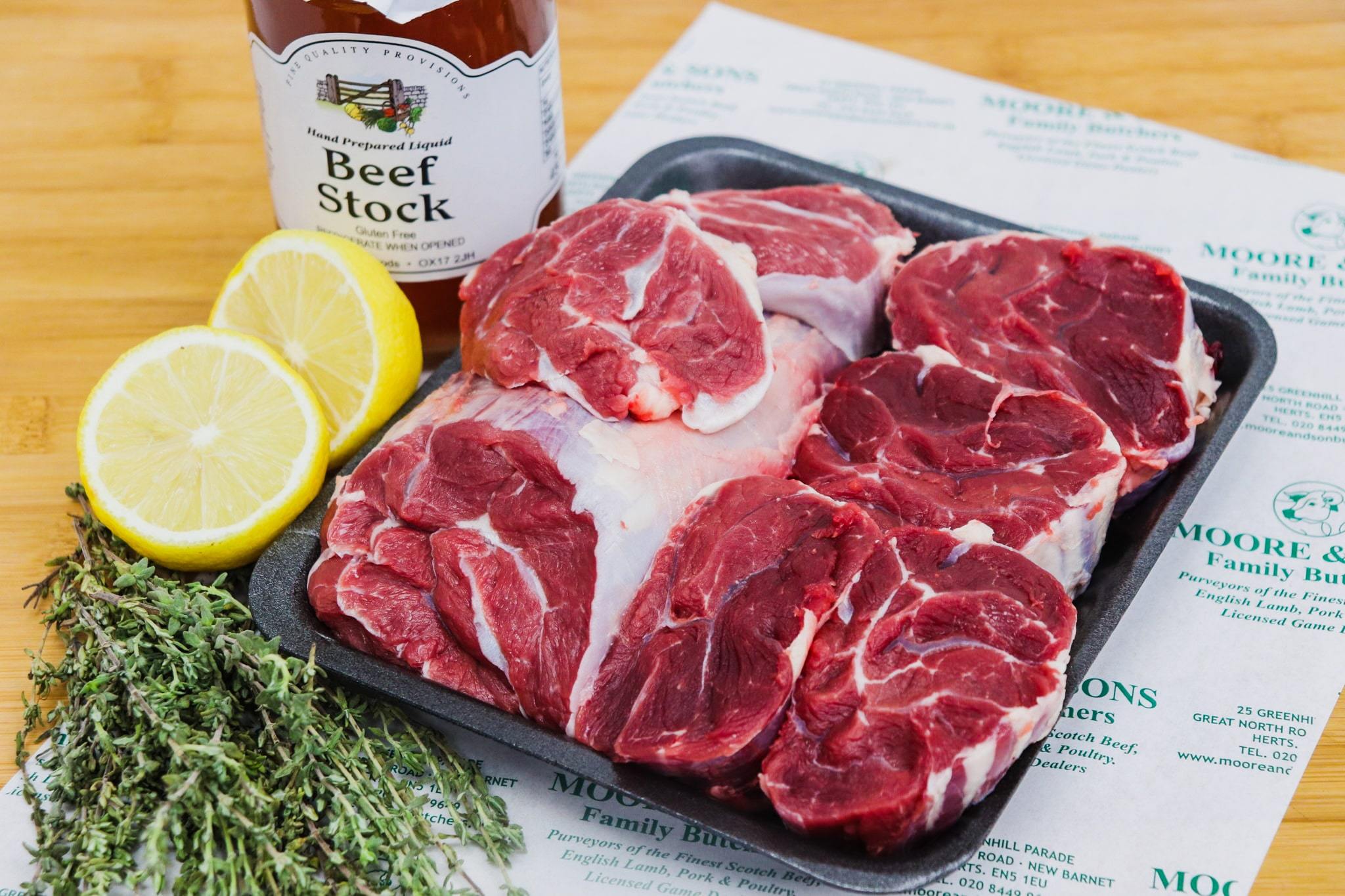 Shin Of Beef Boneless Cubed – Moore & Sons Butchers